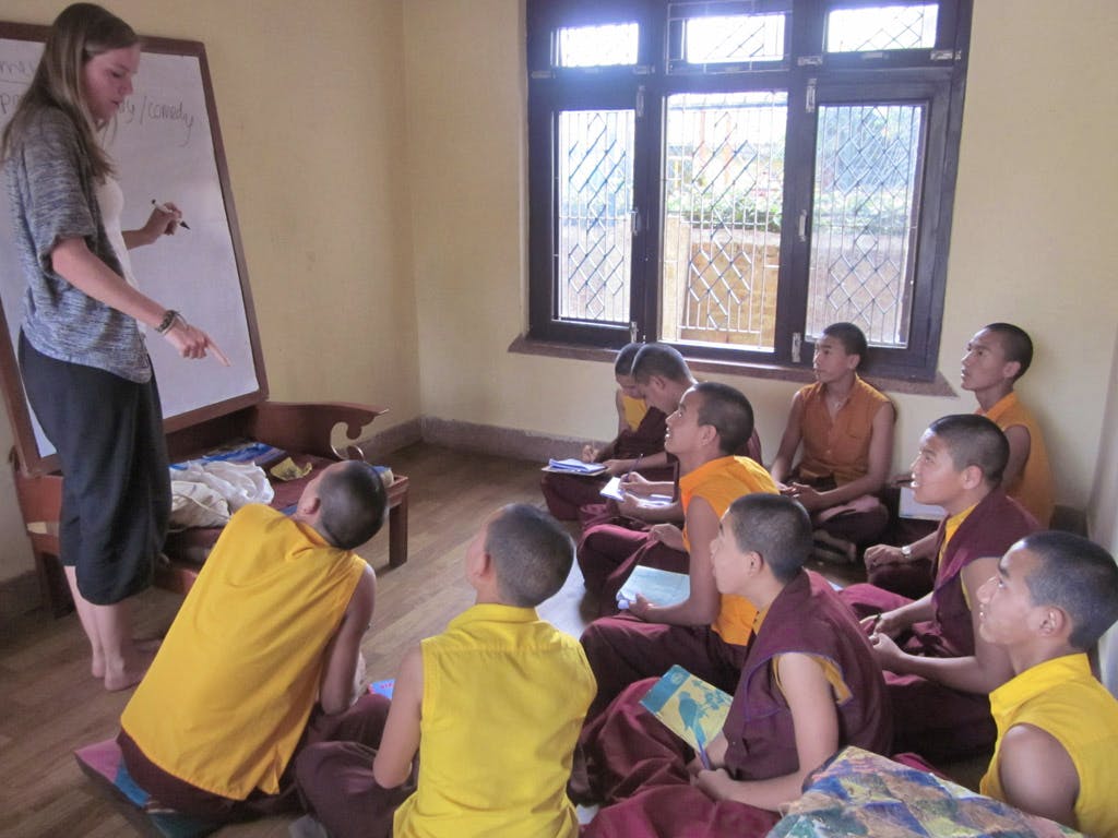 Buddhist Monasteries English Teaching | Volunteer in Nepal 2023