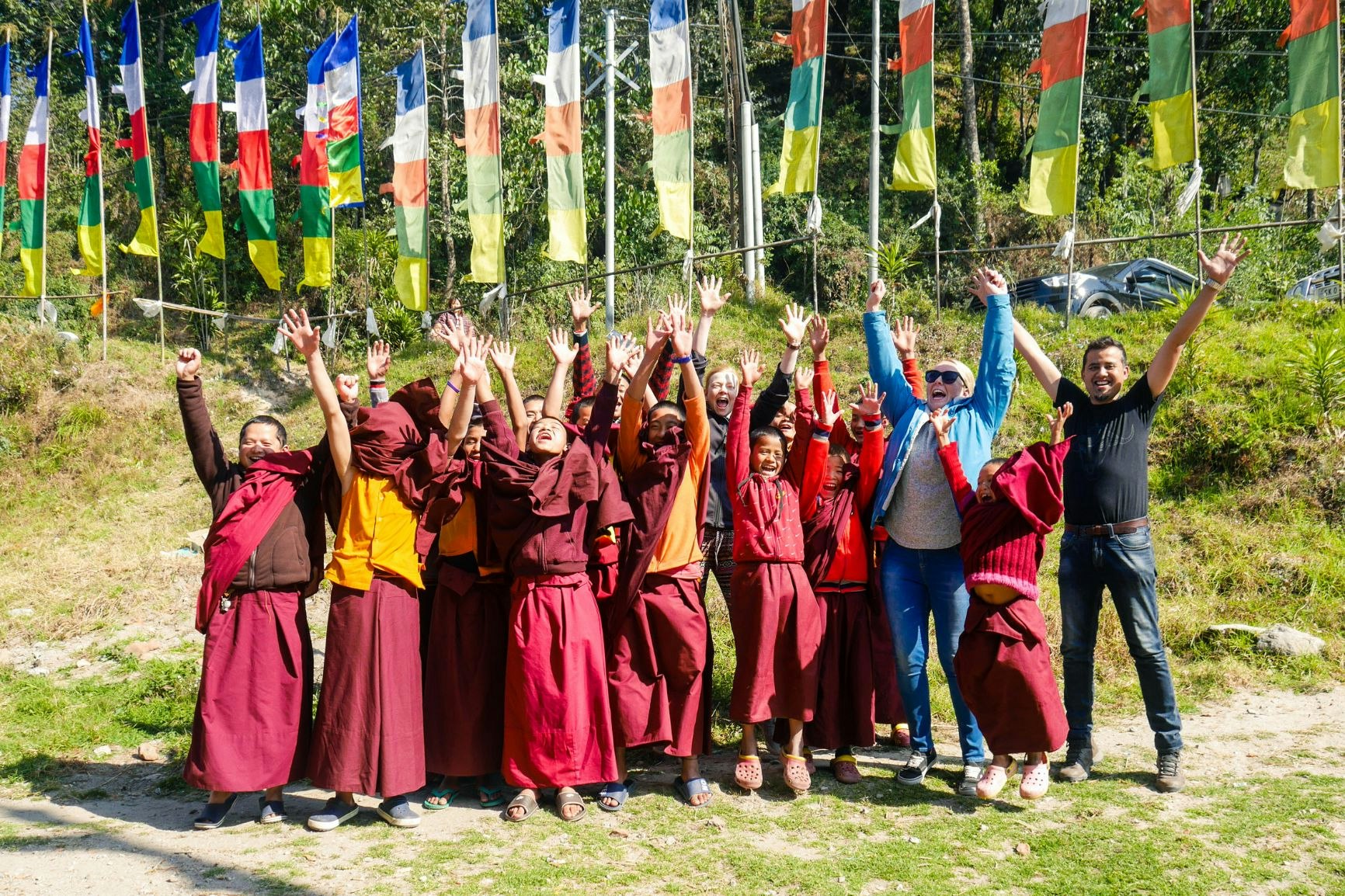Monastery Teaching to Buddhist Monks | Volunteer in India 2025