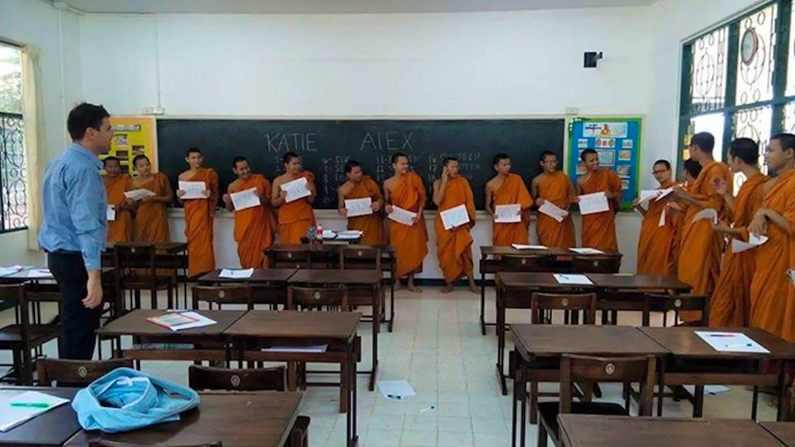 English Teaching Supporter At Monk School | Volunteer in Thailand 2025